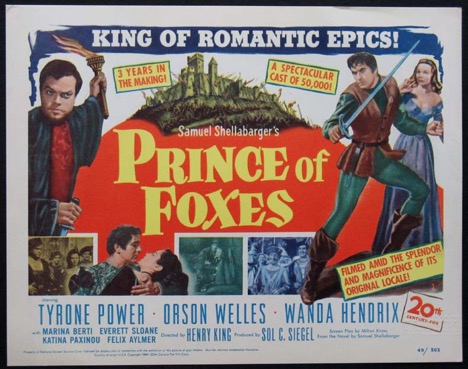 Prince of Foxes | Lawrence Ellsworth